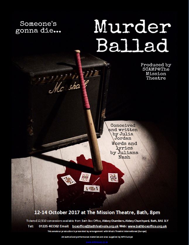 Murder Ballad – October 2017 – SCAMP